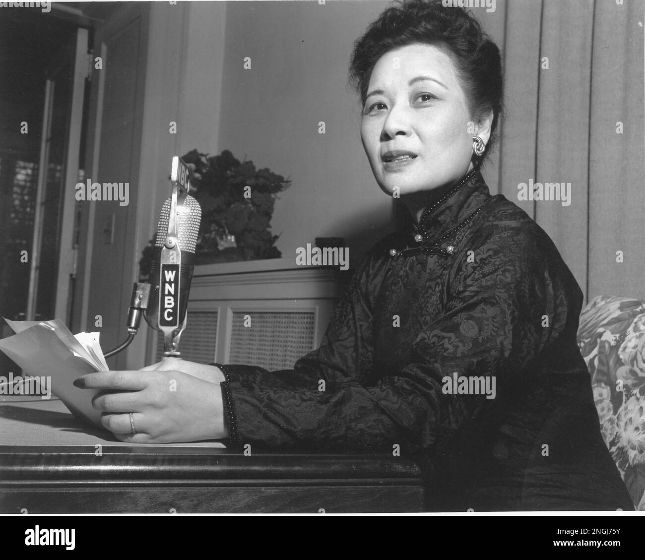 Madame Chiang Kai-Shek is seen in her Riverdale, New York, living ...