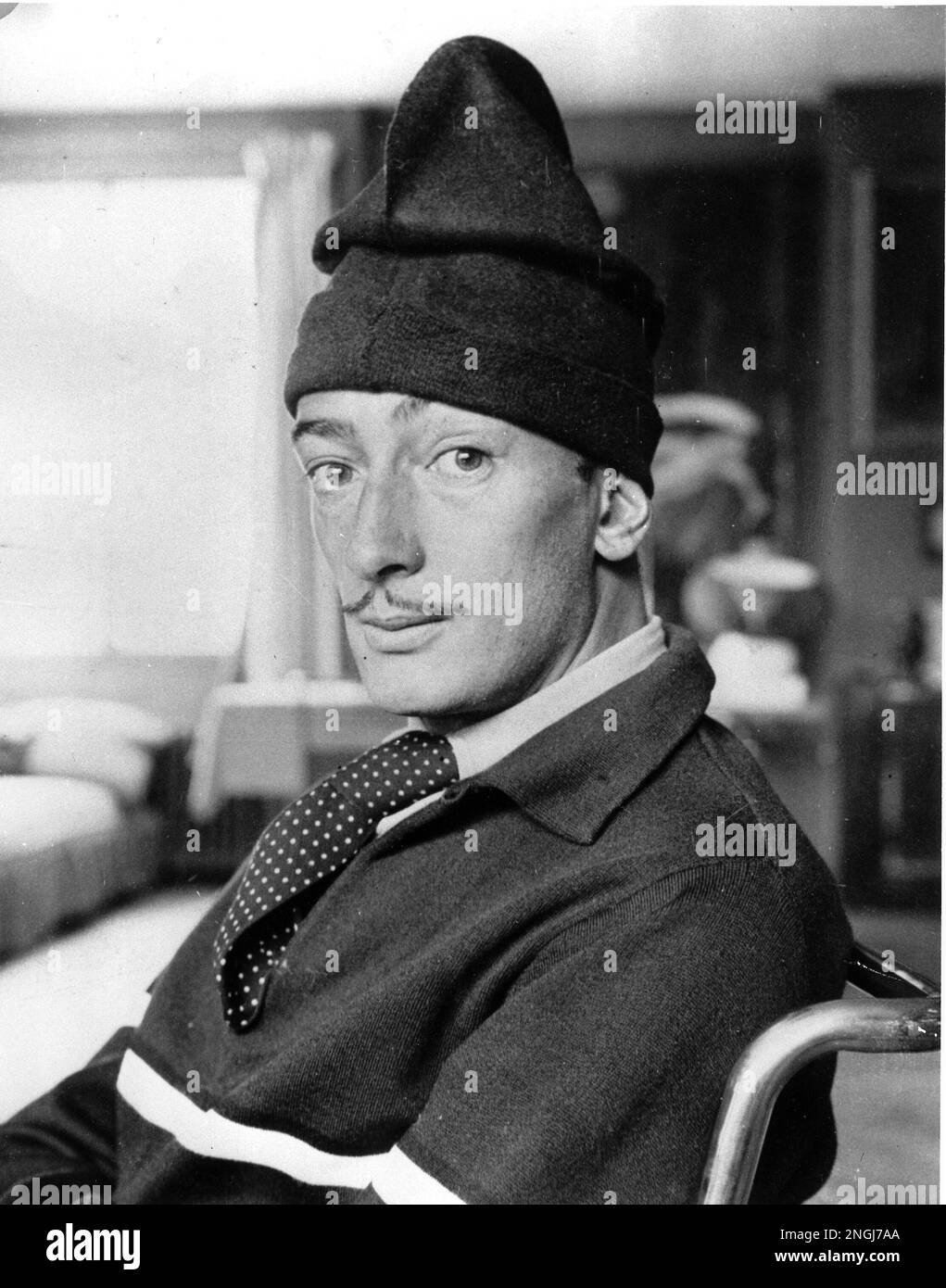 Closeup of painter, Salvador Dali on July 4, 1936. (AP Photo Stock ...