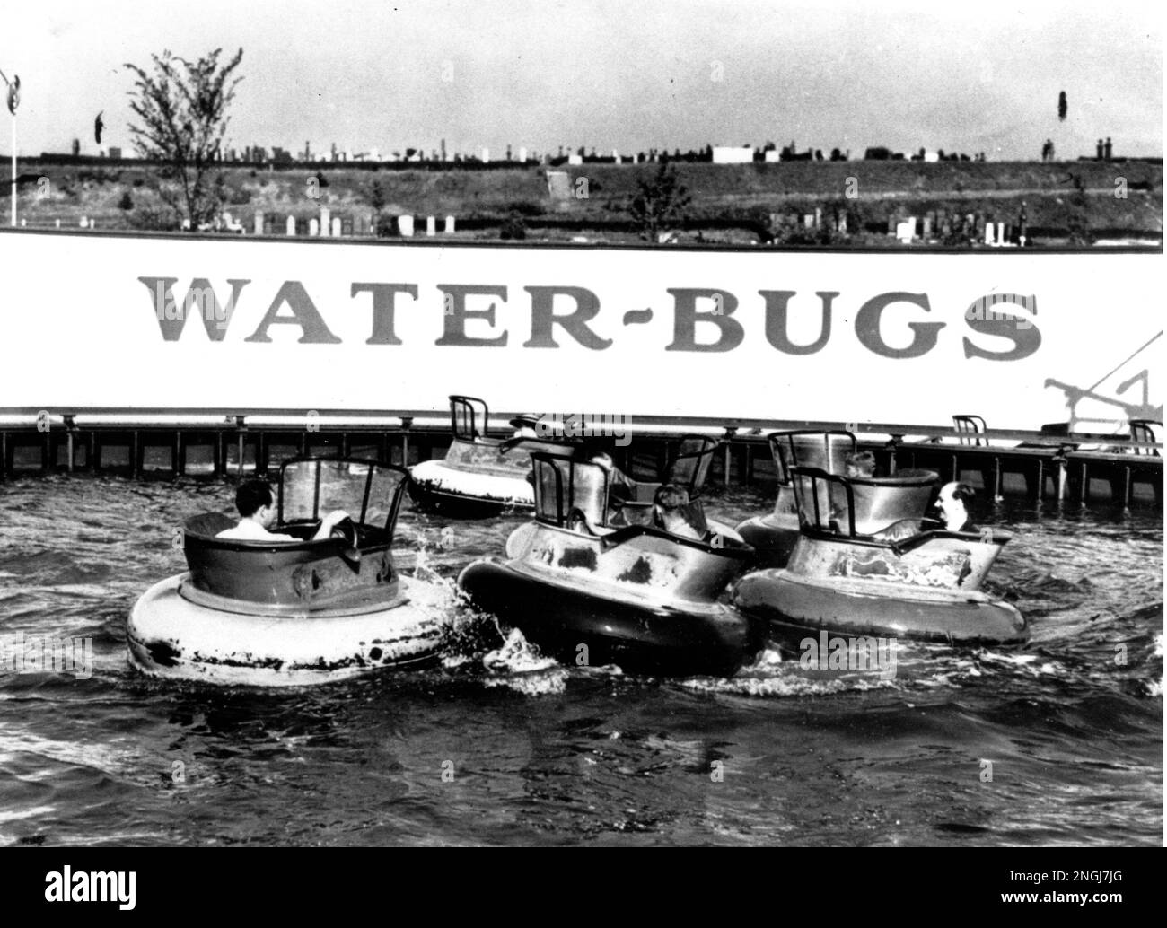 Bumps and laughter enliven one of the Fun Zones's many novel rides at ...