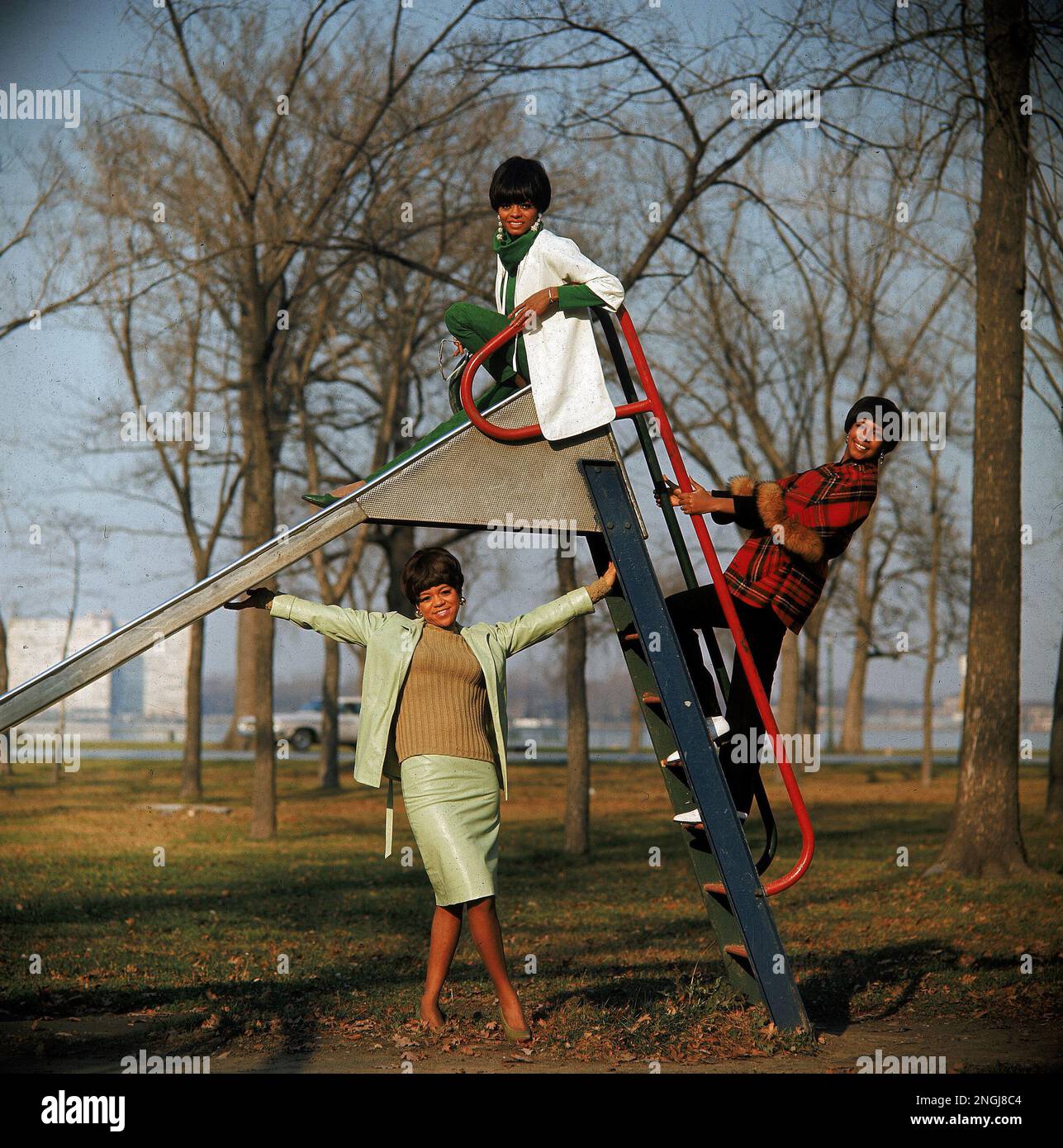 The Supremes, a rhythm and blues trio from Detroit, Mich., are shown ...