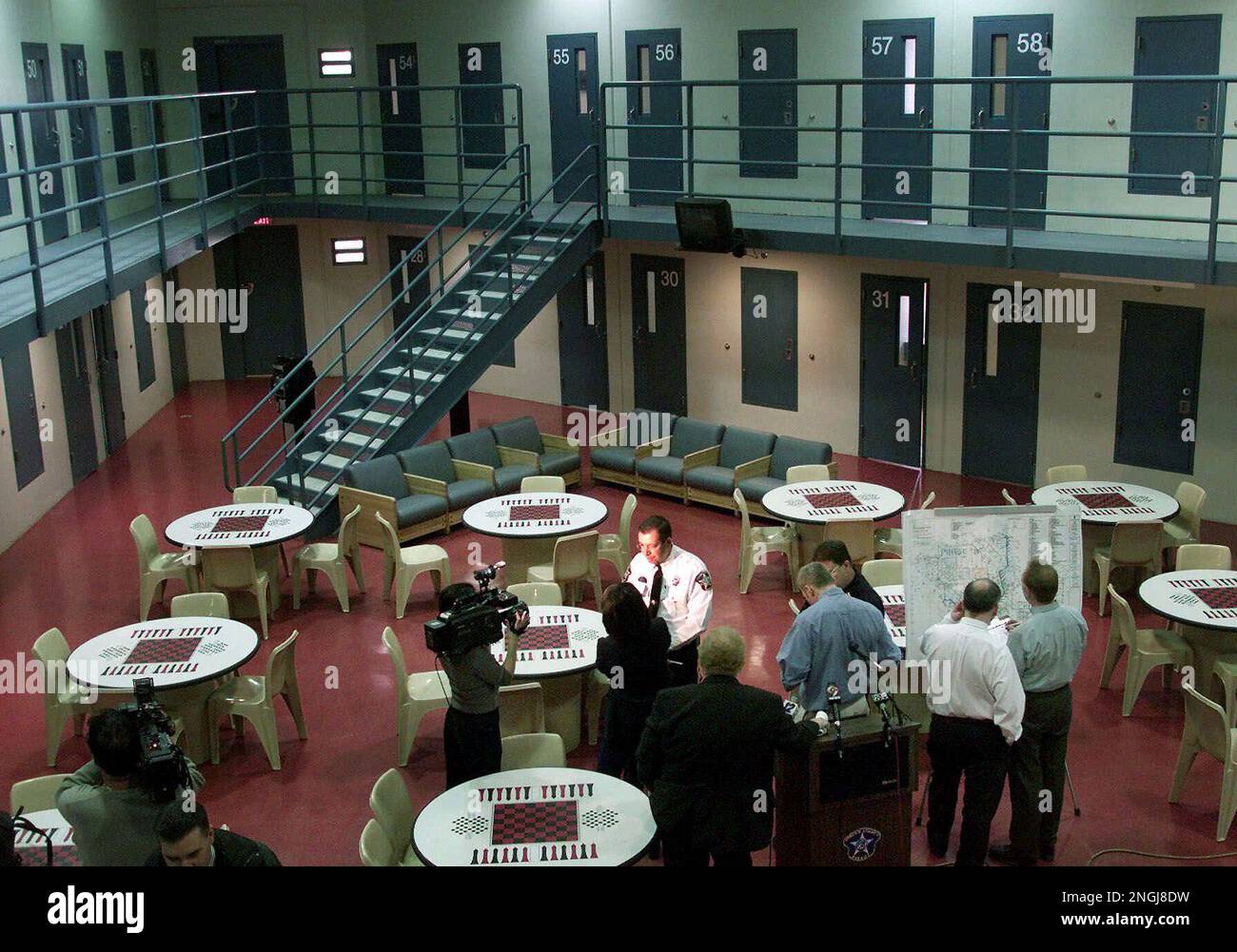 Bergen County, N.J., Sheriff Joseph Ciccone is interviewed on the floor ...