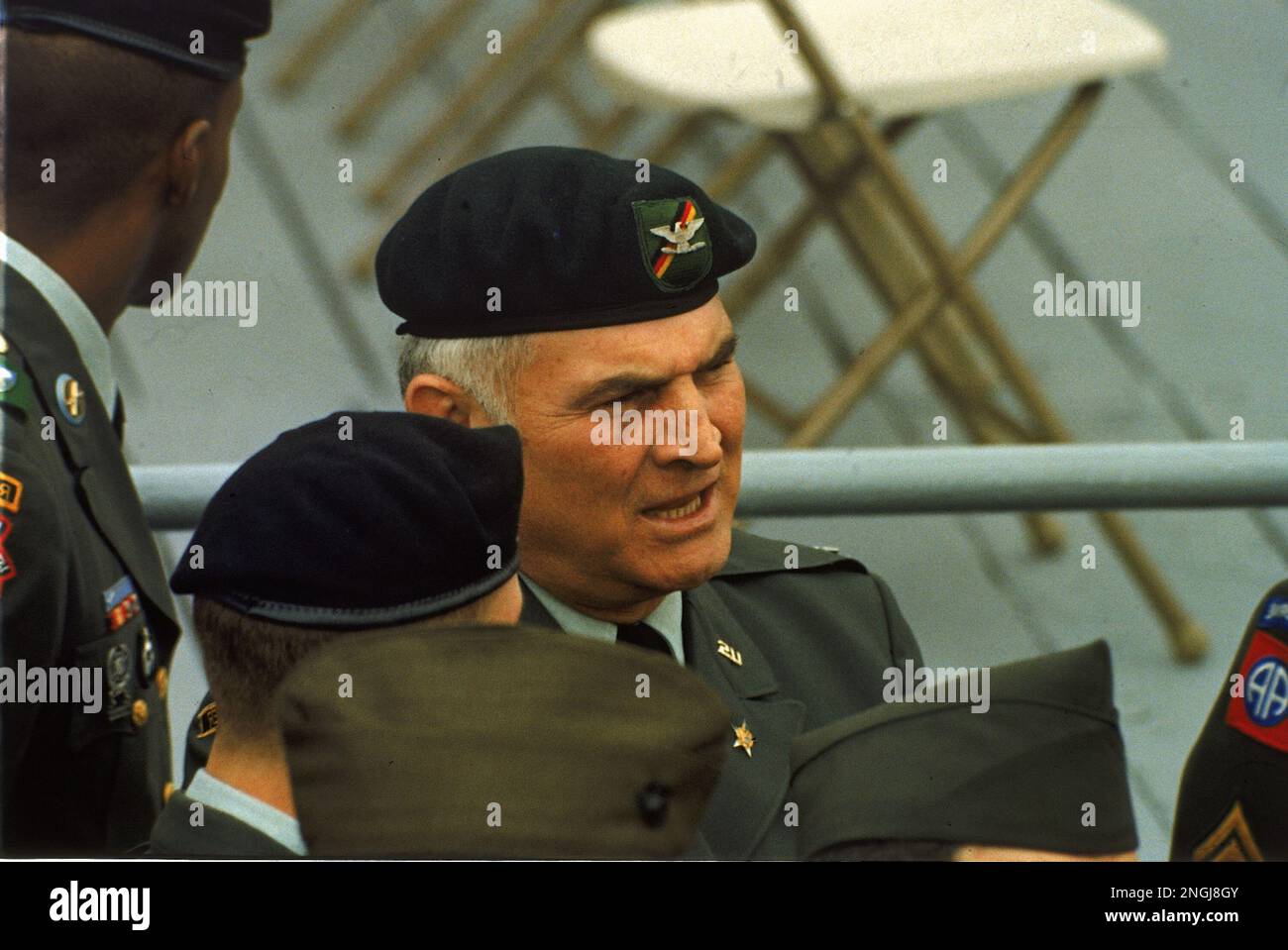 Col. Charles Beckwith of the U.S. Army, leader of the unsuccessful ...