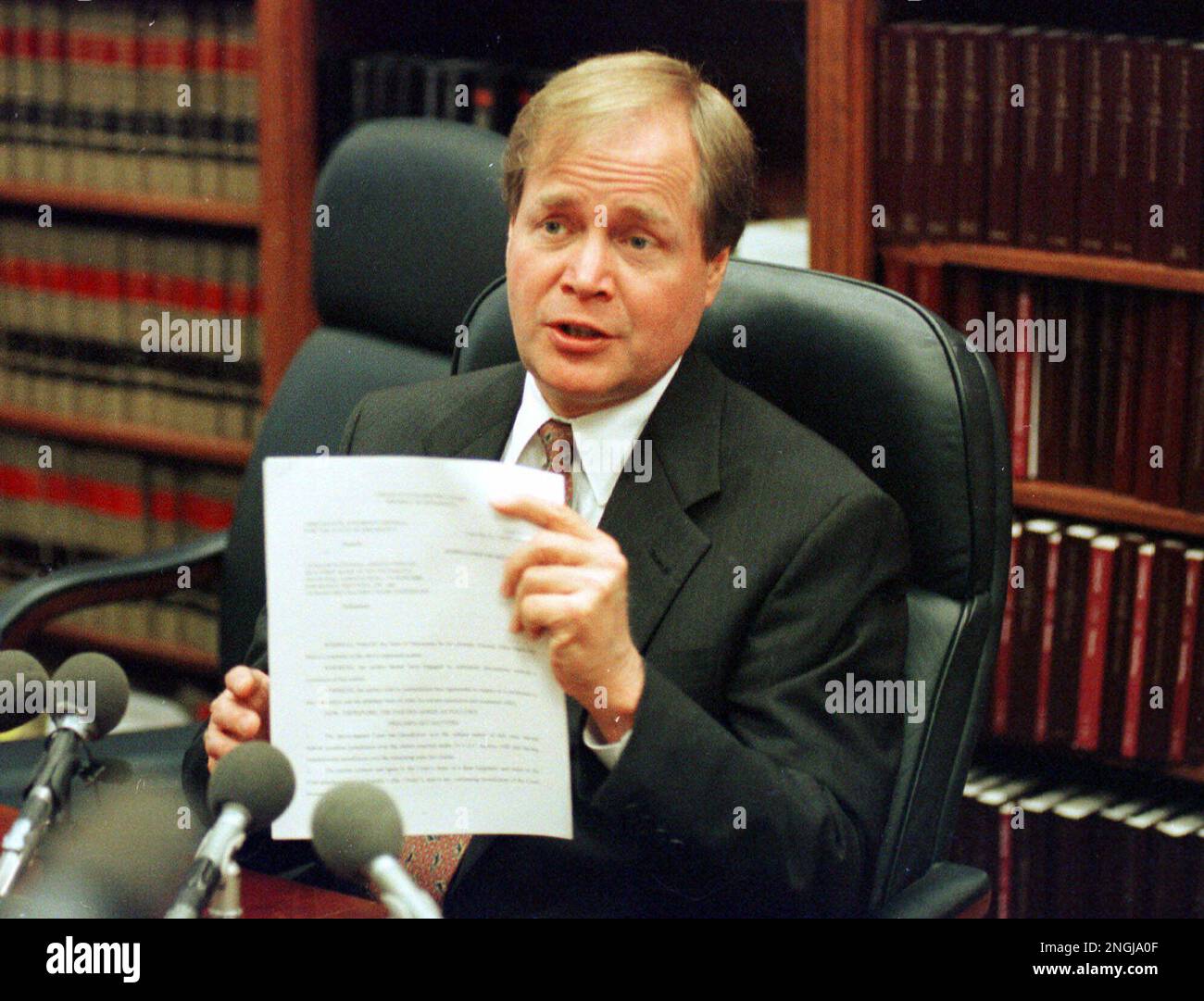 Minnesota Attorney General Mike Hatch, is shown in this June 1999 photo ...