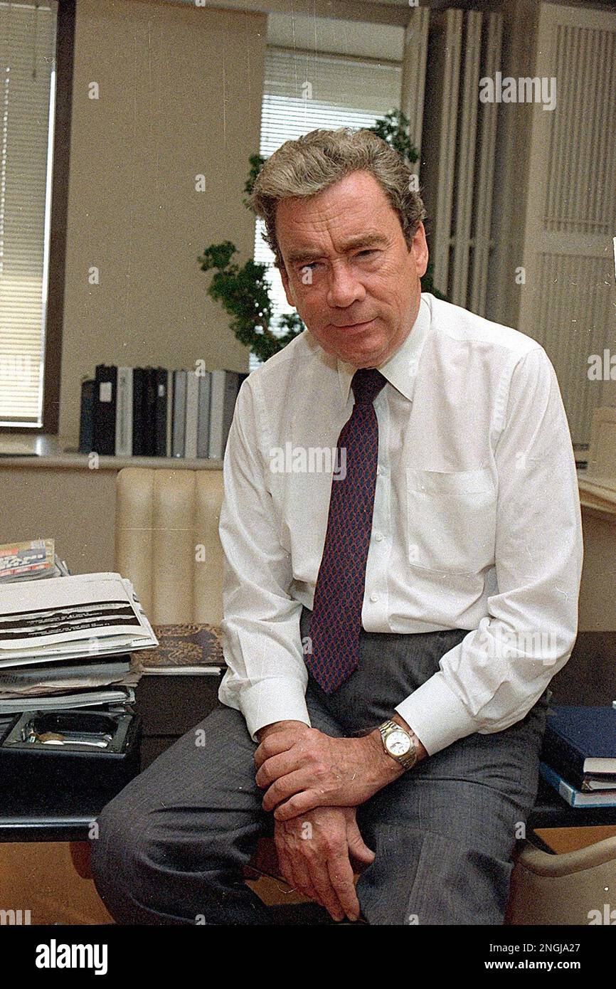 MCI Communications Corp. Chairman William G. McGowan is seen during an ...