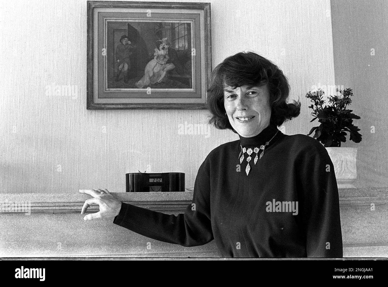 Ambassador Faith Whittlesey poses Nov. 16, 1985 in Geneva, Switzerland ...