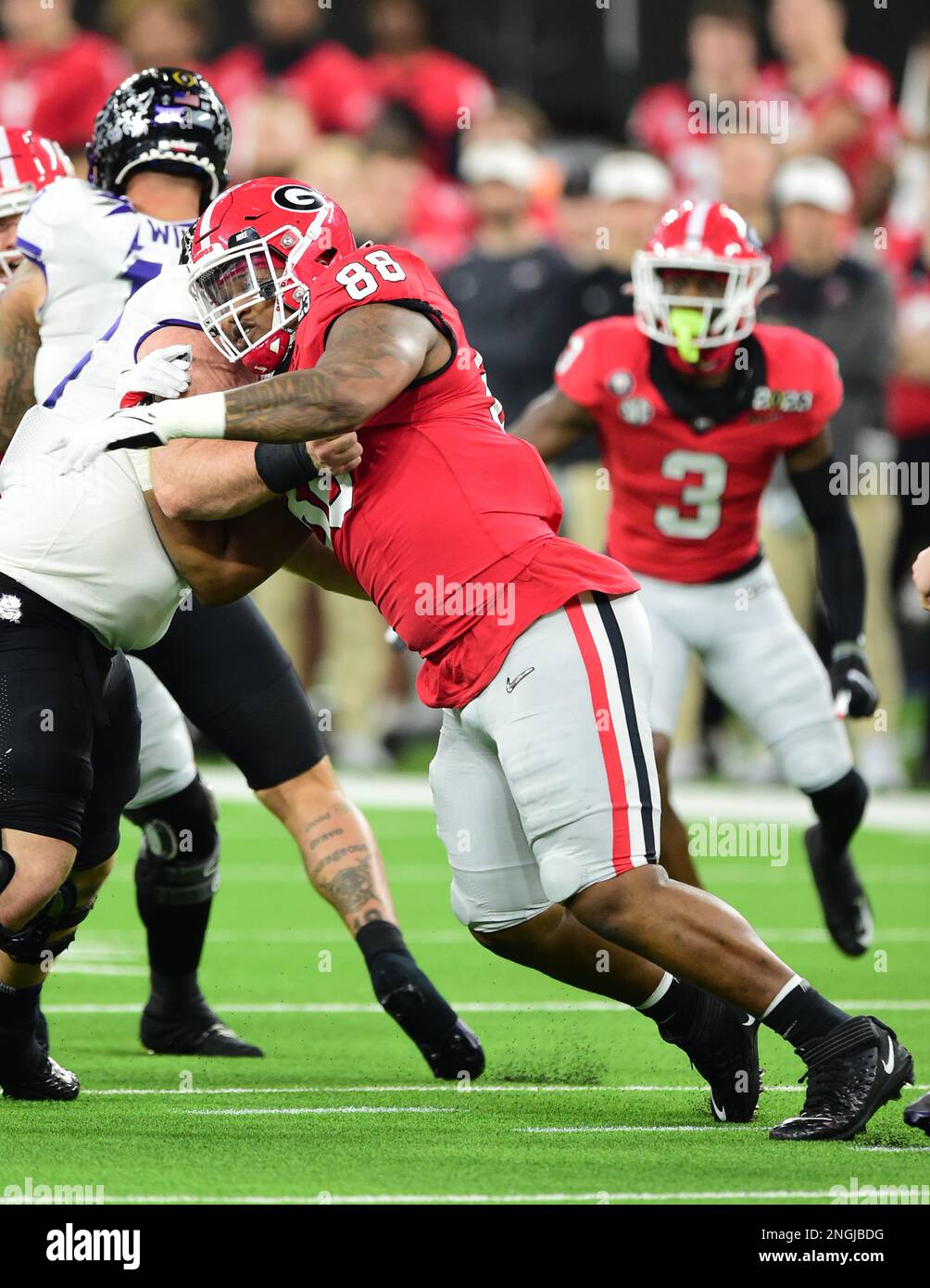 (FILE PHOTOS).former Georgia Bulldogs defensive tackle (88) Jalen ...