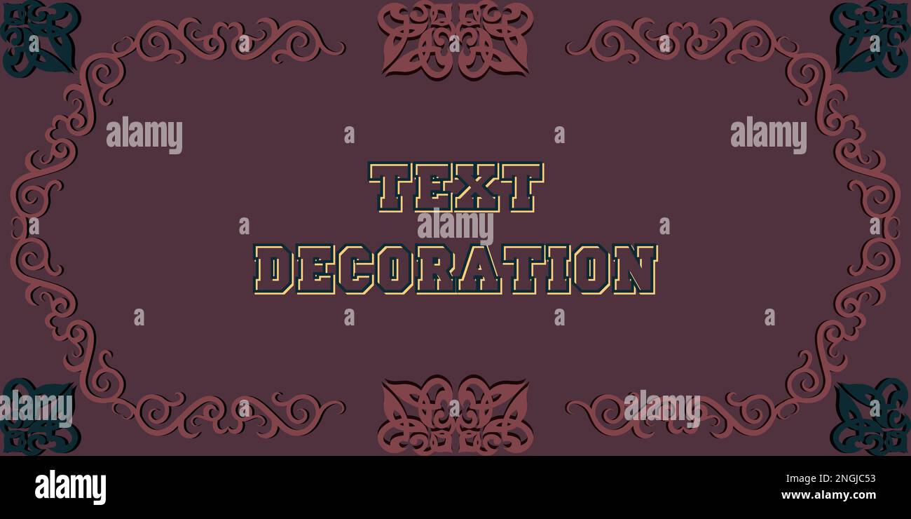 Beautiful, vintage, decorative frame for the text of invitations ...