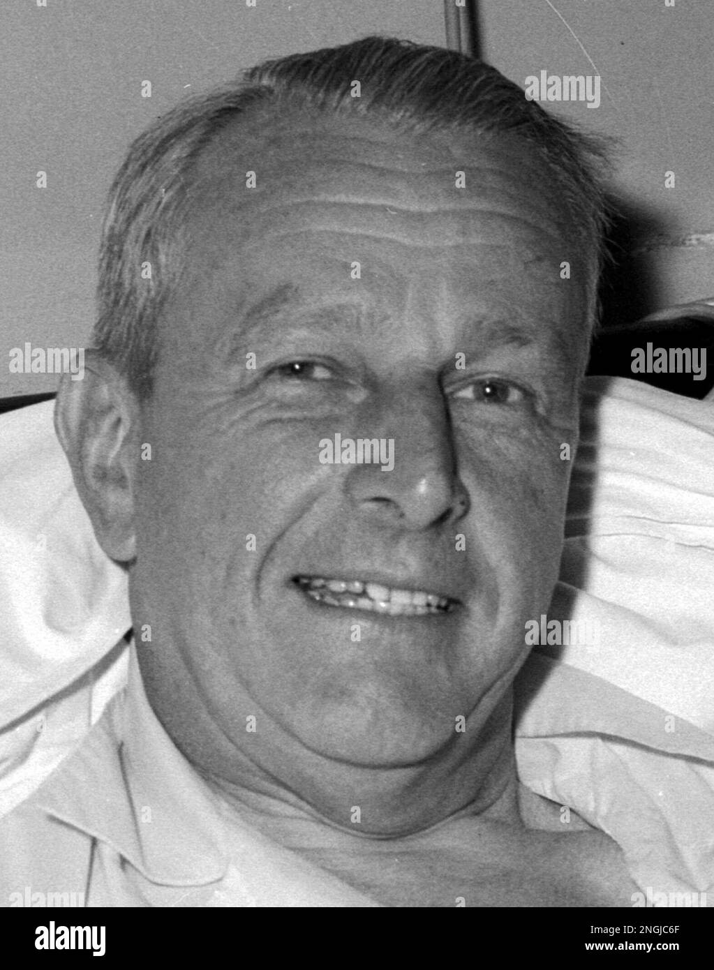 Isaac Grainger is shown on May 13, 1955. The former president of the U ...
