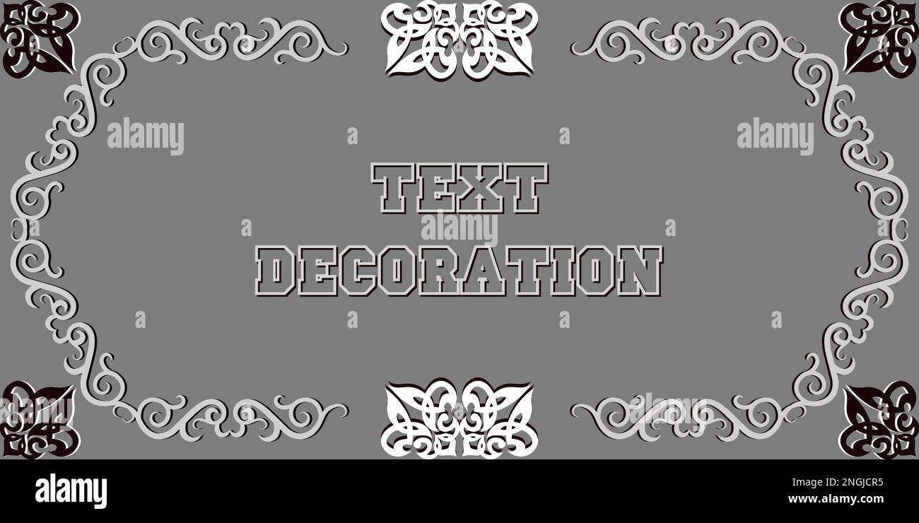 Beautiful, vintage, decorative frame for the text of invitations ...