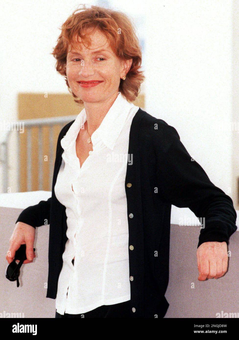 Actress Isabelle Huppert poses for photographers during the Cannes ...