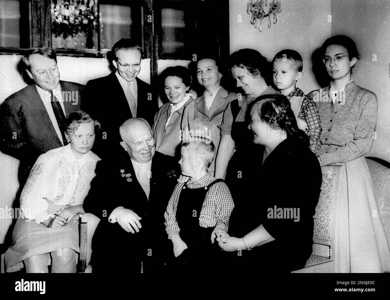 Soviet Premier Nikita Khrushchev, who leaves Moscow Sept. 15, 1959 for ...