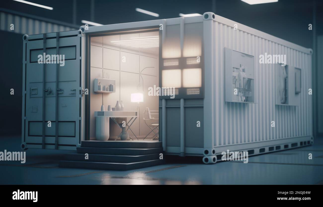 Shipping container hospital hi-res stock photography and images - Alamy