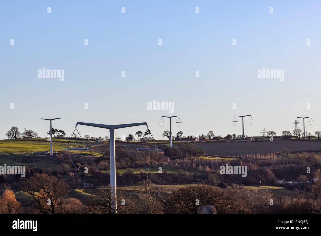 National grid t pylons hi-res stock photography and images - Alamy