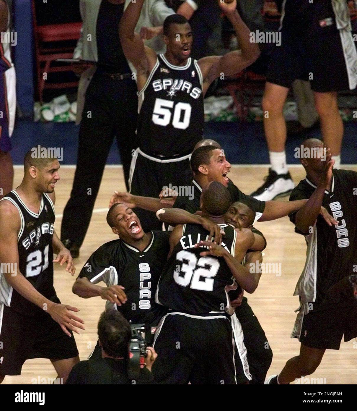 NBA Champions San Antonio Spurs', from left, Tim Duncan, Antonio ...