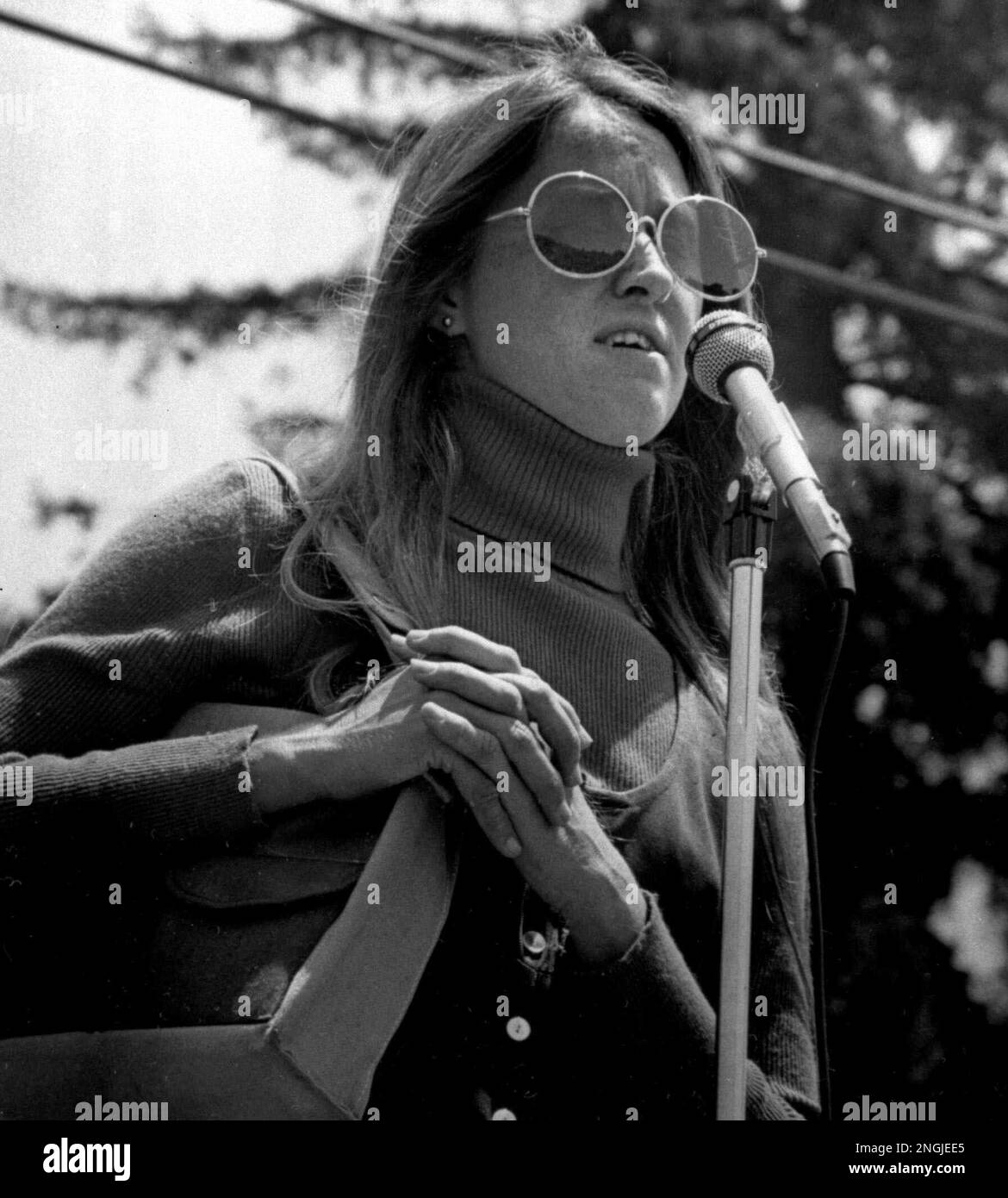 Kathy Soliah is shown in this May 1974 photo speaking at the Angel ...