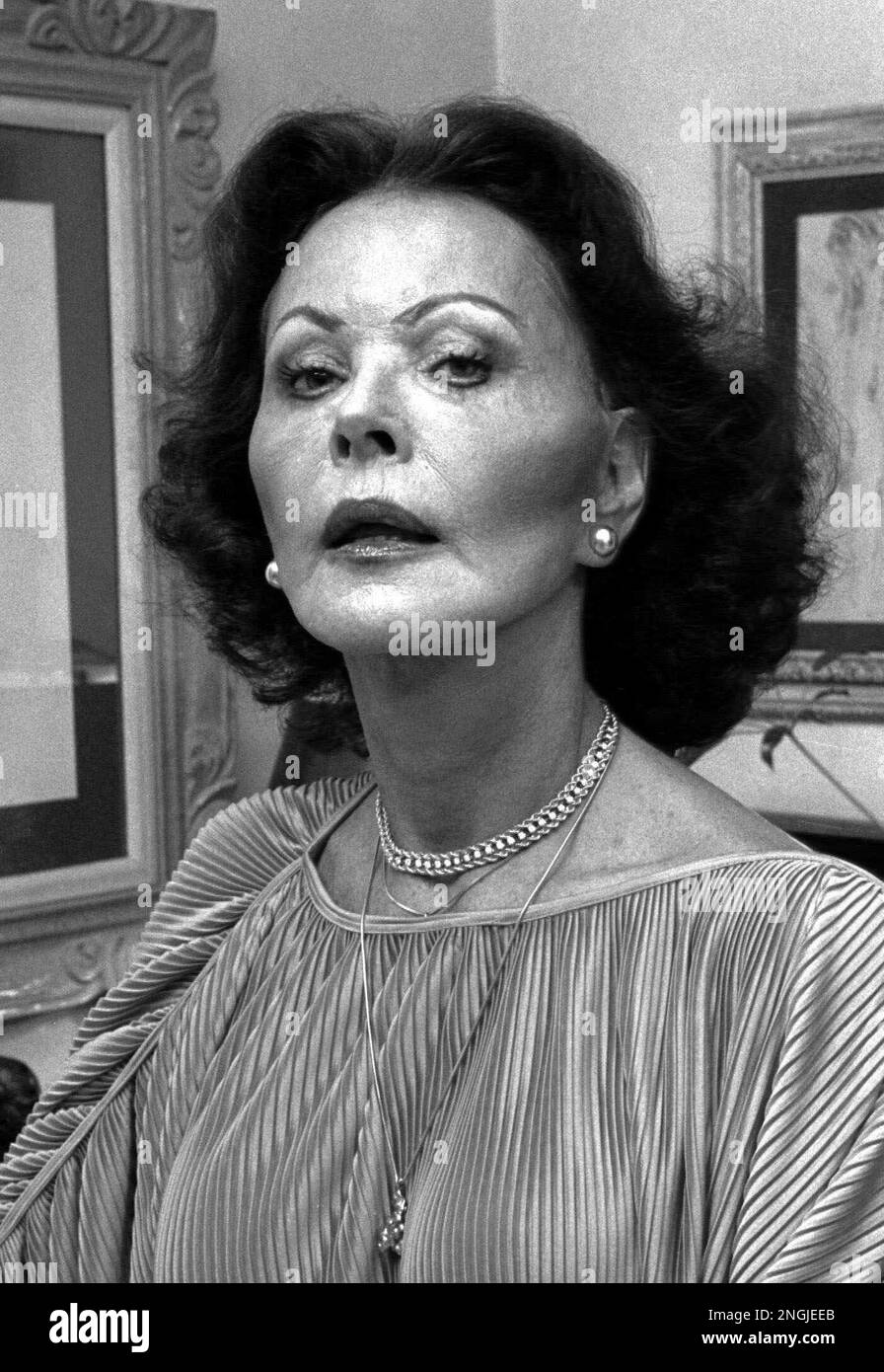 This is a July 19, 1979 photo of actress Hedy Lamarr shown in New York. (AP Photo Stock Photo ...