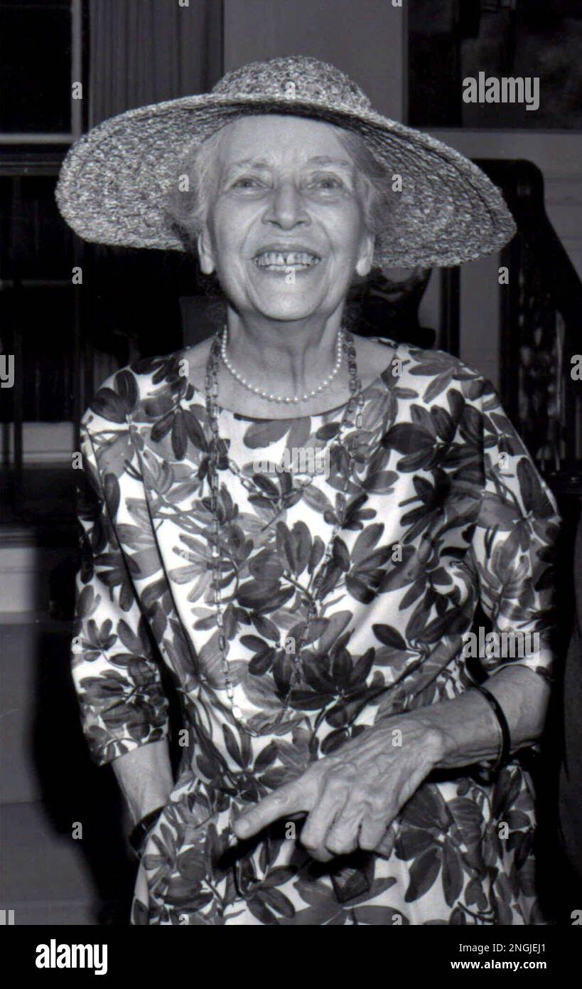 Alice Roosevelt Longworth, daughter of President Theodore Roosevelt and ...