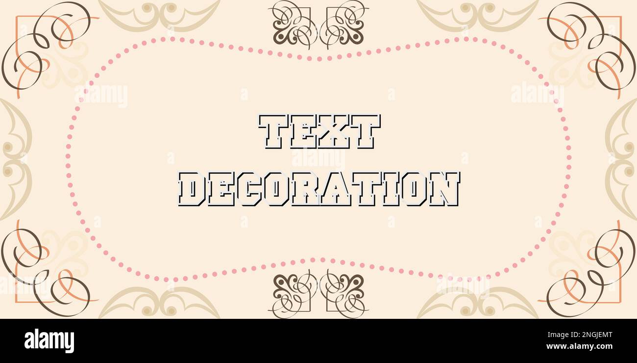 Beautiful, vintage, decorative frame for the text of invitations ...