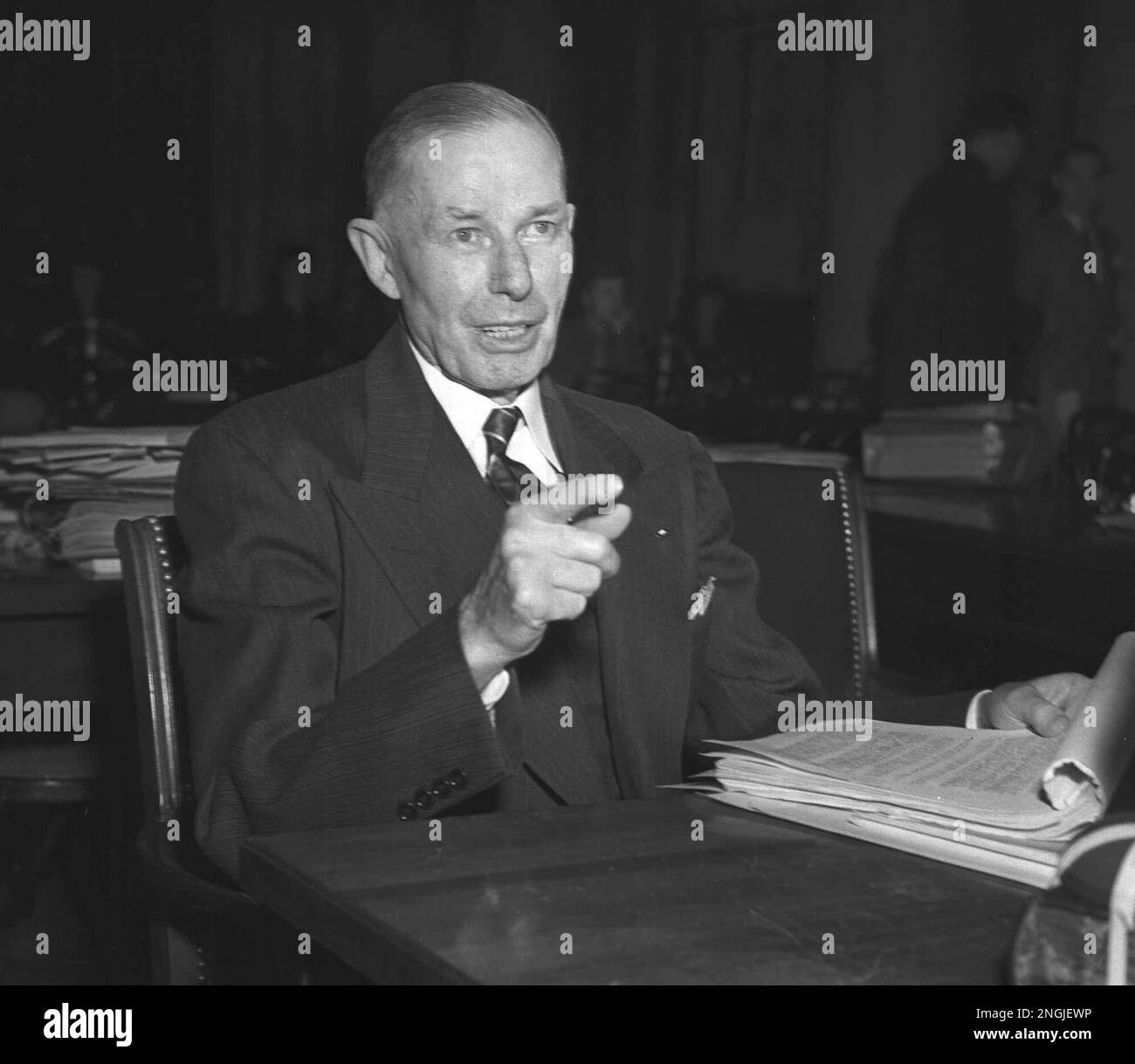 Maj. Gen. Walter C. Short, U.S. Army commander is shown on Jan. 22 ...