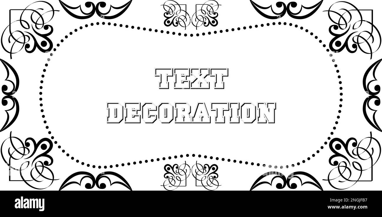 Beautiful, vintage, decorative frame for the text of invitations ...