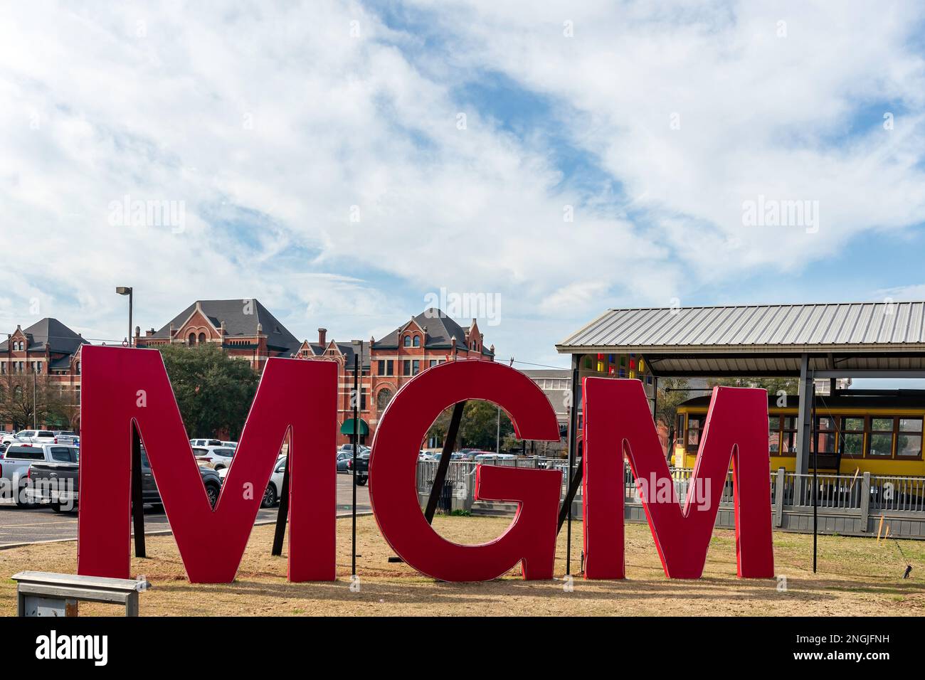 Montgomery, Alabama, USA-February 7, 2023: MGM is the IATA code for the ...
