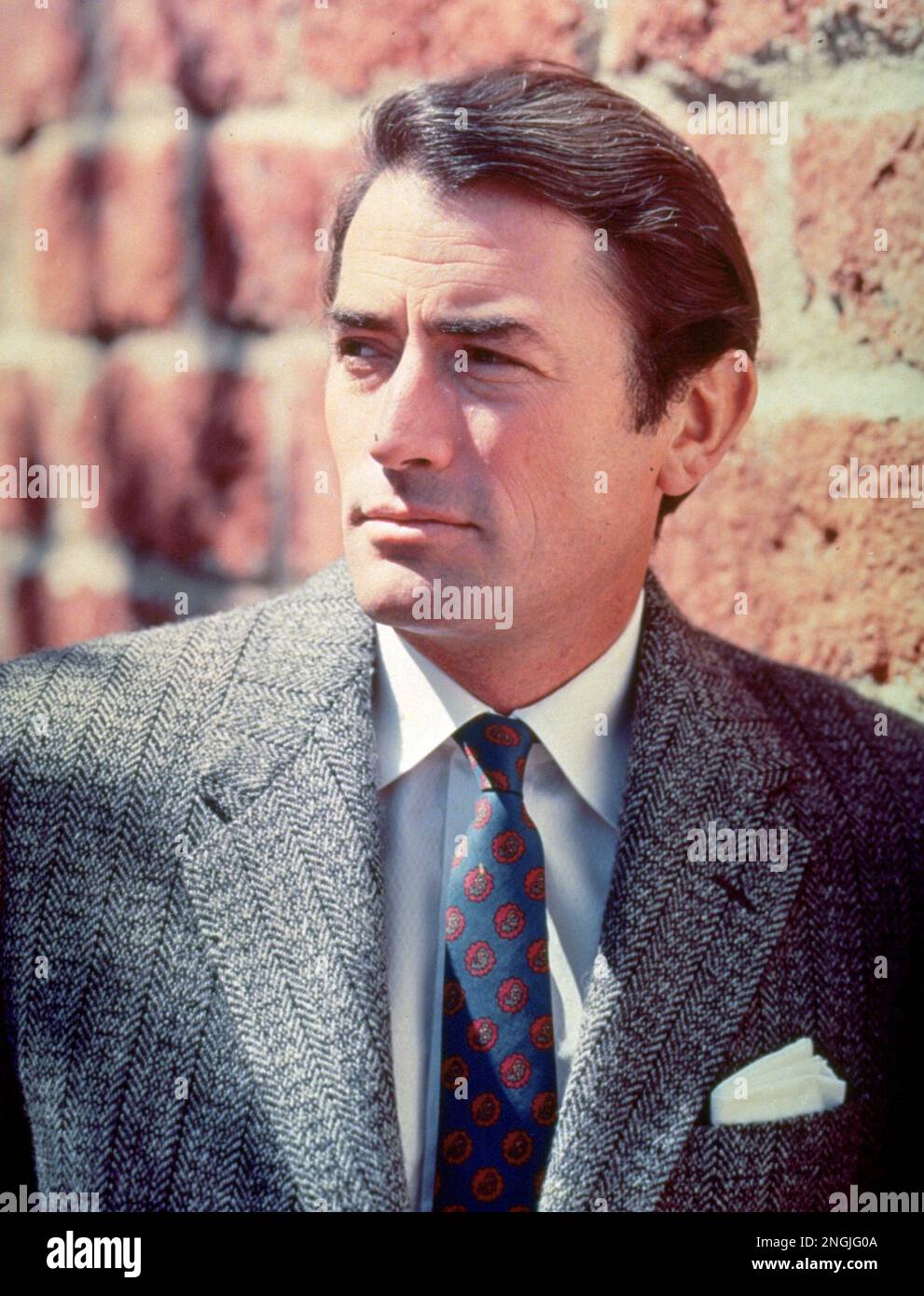 Actor Gregory Peck shown in 1955 on the set of the film, "The Man in the Gray Flannel Suit." (AP ...