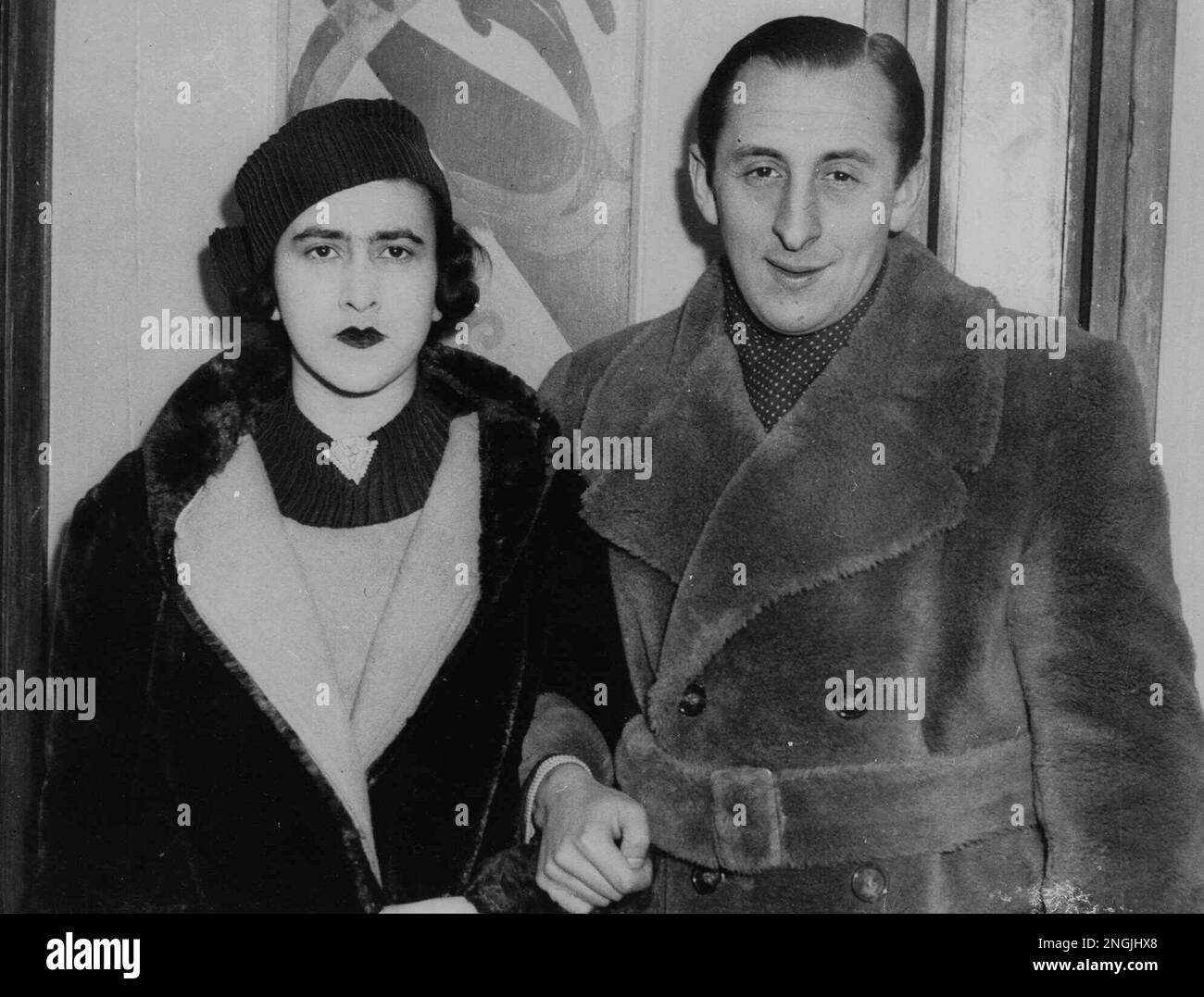 Wanda Toscanini Horowitz, left, and her husband, famed pianist Vladimir ...