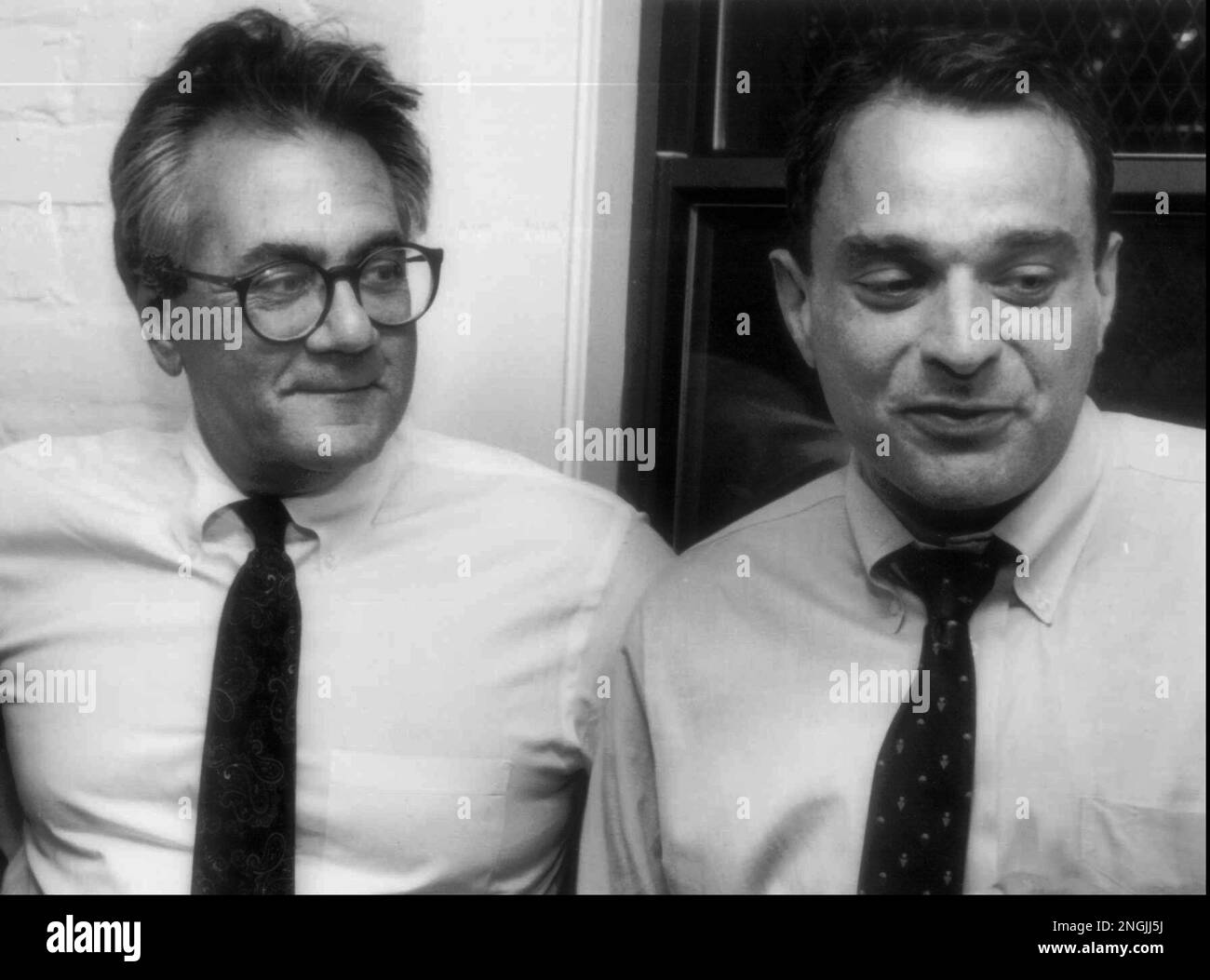 U.S. Rep. Barney Frank, left, D-Newton is seen in this Nov 7, 1990 ...