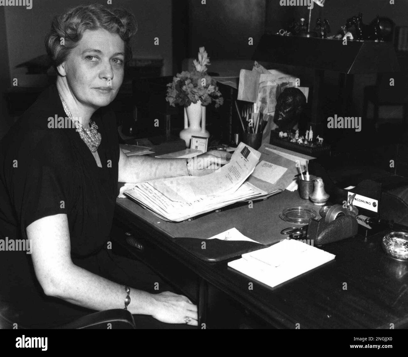 Grace Tully, secretary to President Roosevelt, Nov. 1941. (AP Photo ...