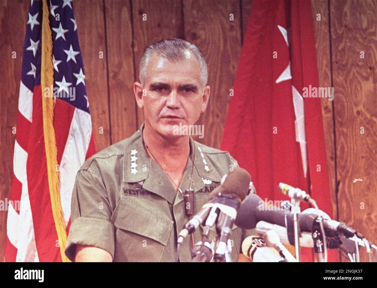 General William C. Westmoreland, commander of U.S. forces in Vietnam ...