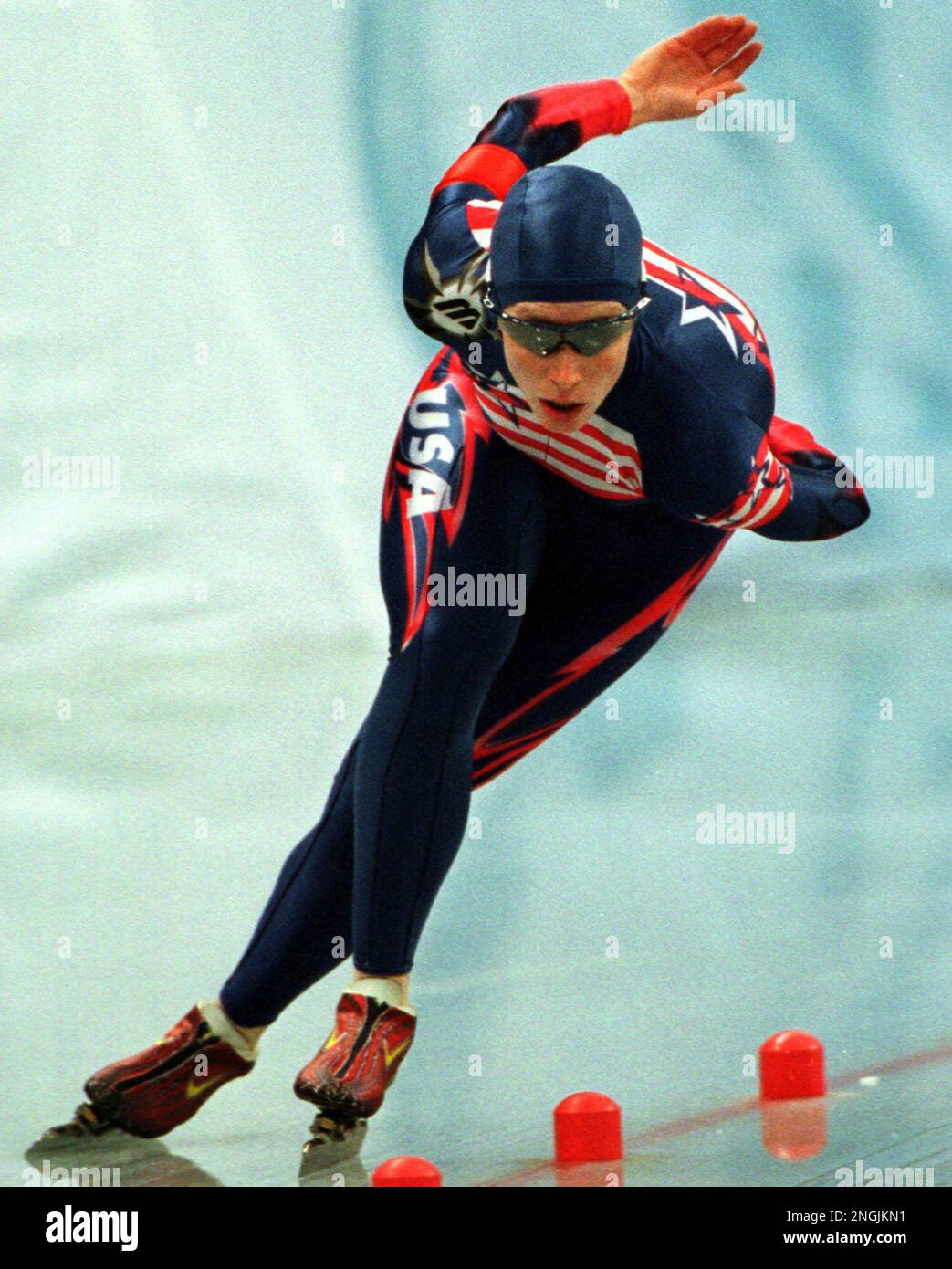 U.S. skater Christine Witty from West Allis, Wisc. skates during the ...
