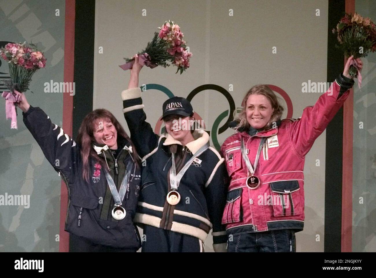 Olympic women's freestyle medalist, from left to right, Tatjana ...