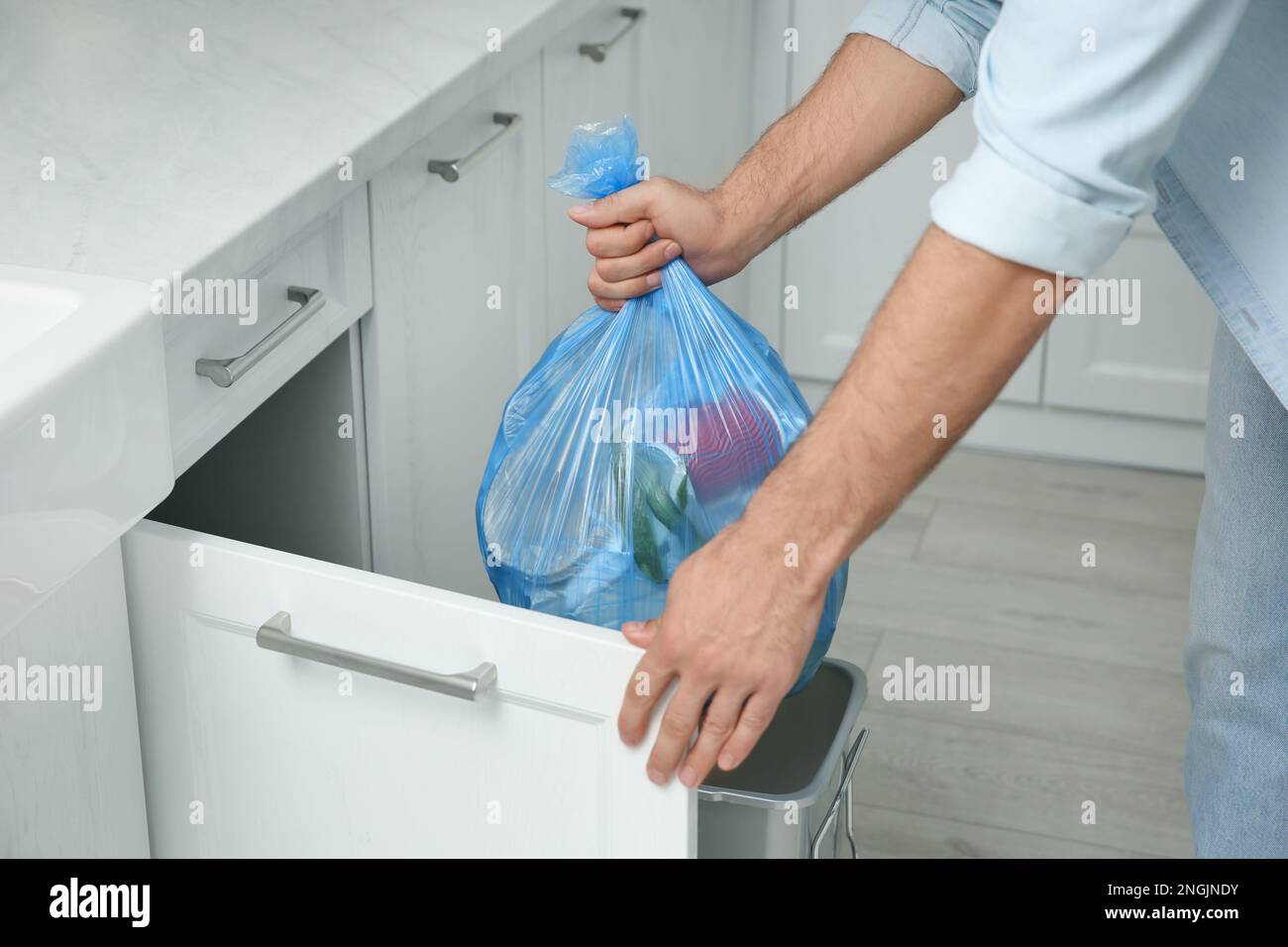 Taking out the recycling hi-res stock photography and images - Alamy