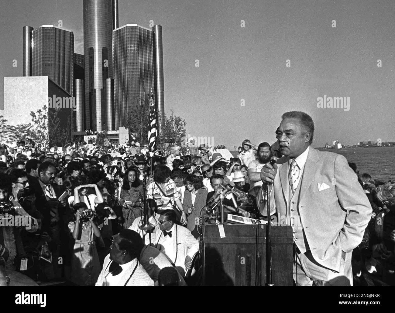 Detroit Mayor Coleman A. Young appears in this Sept. 30, 1980, file ...
