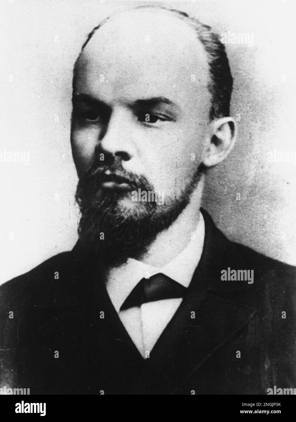 The youthful revolutionary Vladimir Ilyich Lenin photographed in ...