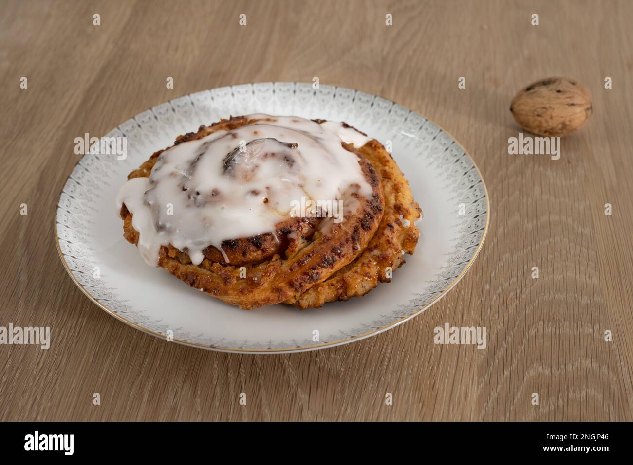 Nussschnecke Nut Sticky Bun, a Typical Austrian Sweet Treat filled with ...