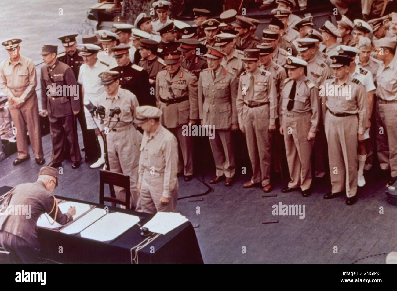 General of the Army Douglas MacArthur, Supreme Allied Commander, and ...