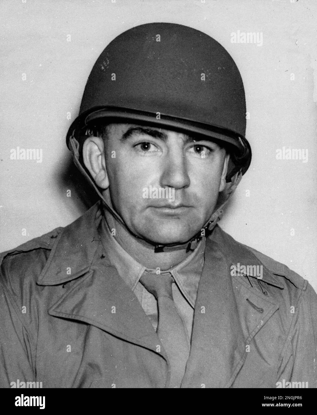 Wes Gallagher, war correspondent of The Associated Press, is shown in ...