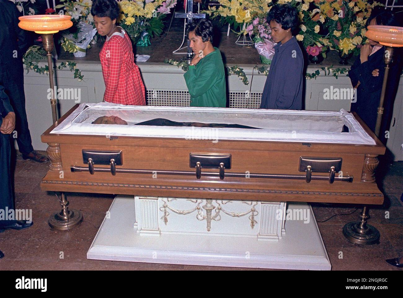 Mourners in Sisters Chapel at Spelman College in Atlanta, Ga., Sunday ...