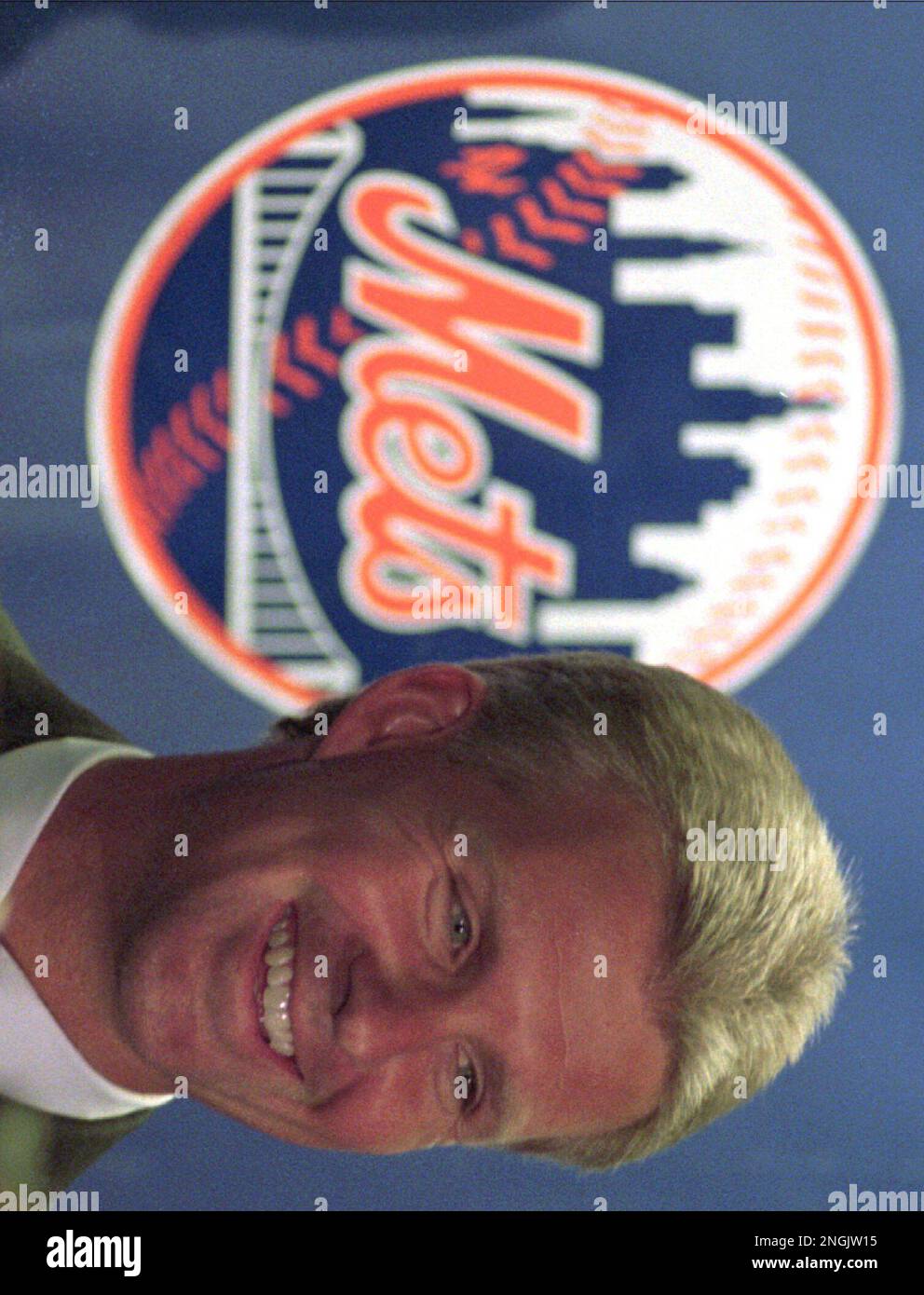 Steve Phillips, 34, is all smiles during a news conference Wednesday ...