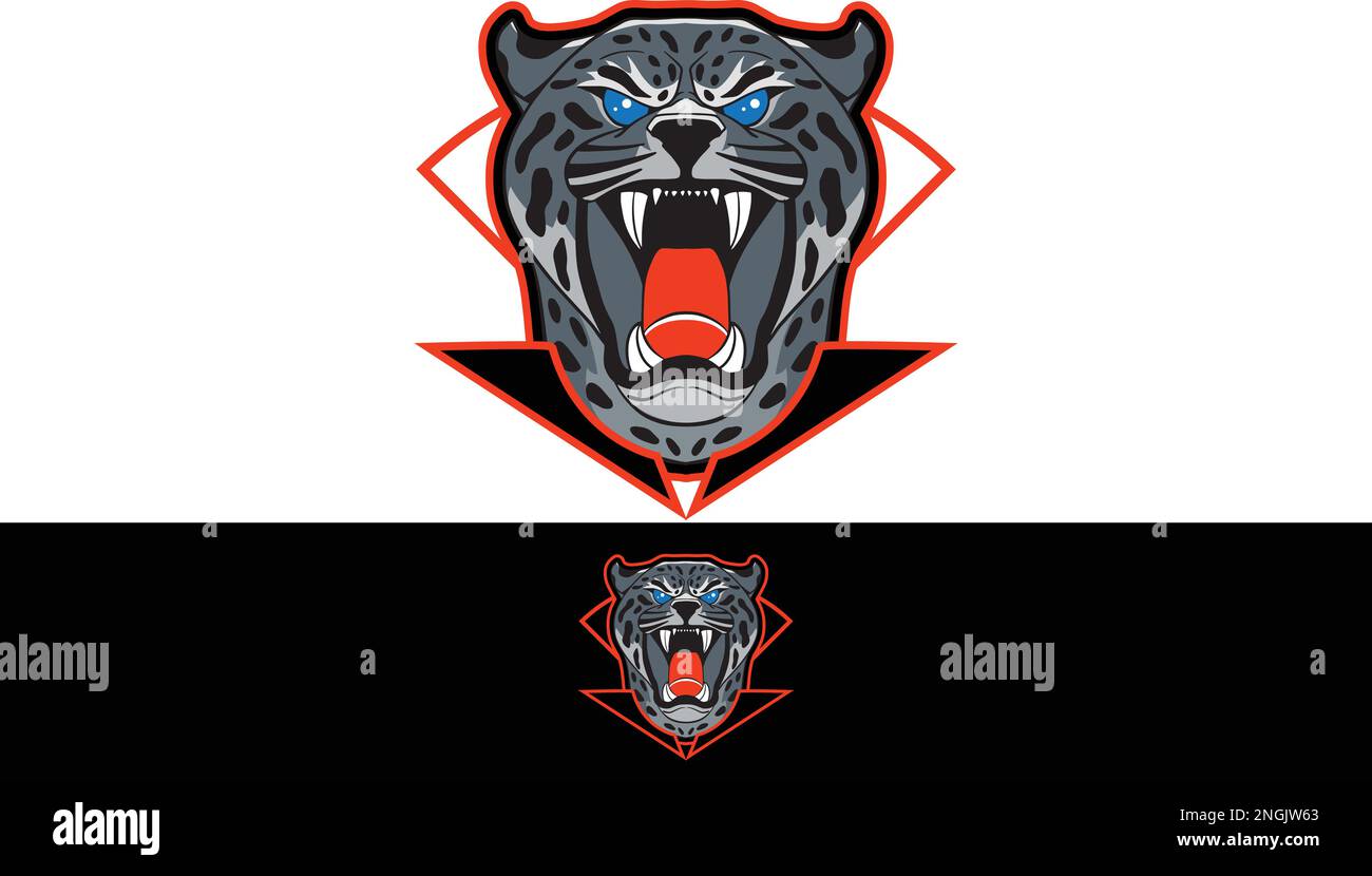 angry wild animal jaguar isolated esport logo illustration Stock Vector ...