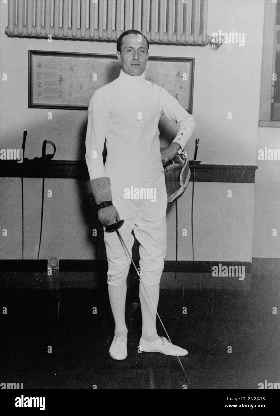 Nedo Nadi of Italy, recognized as the greatest of living fencers ...