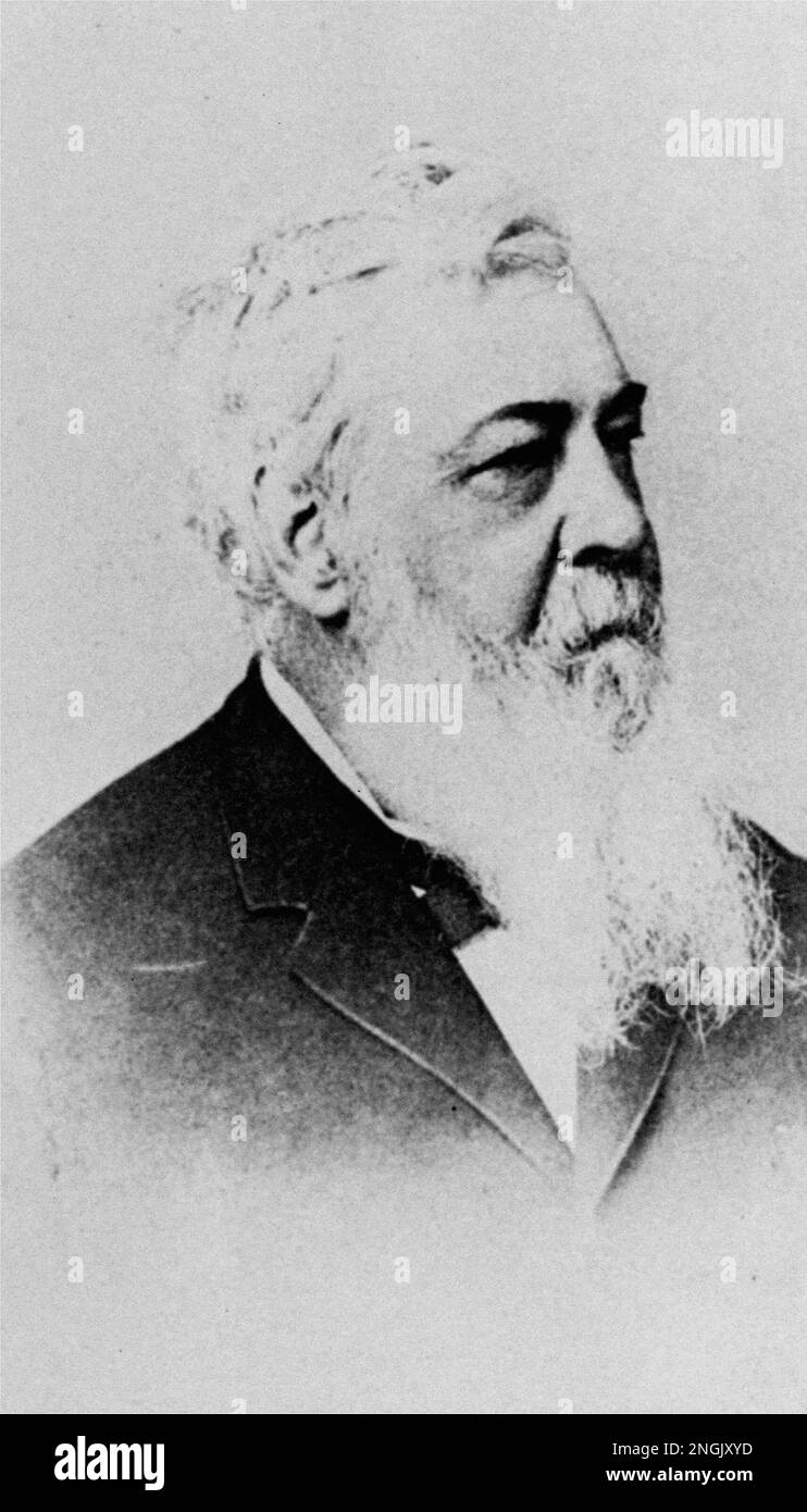 Alexander J. Cartwright, the father of baseball, is shown in this 1860 ...