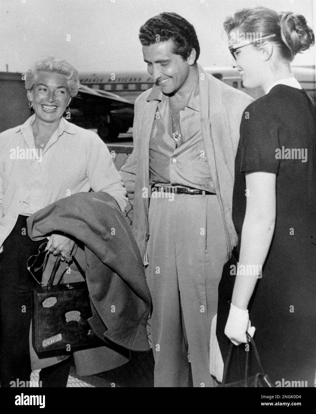 Actress Lana Turner, left, and underworld figure Johnny Stompanato are ...
