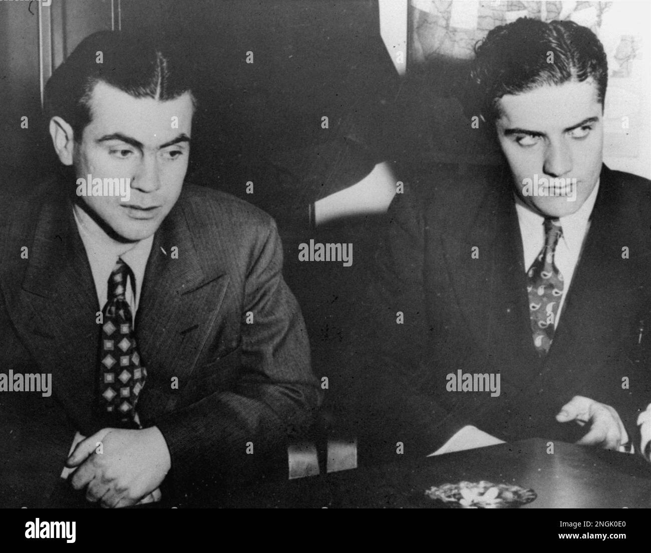 Anthony "The Duke" Maffetore, left, and Abe "Pretty" Levine are shown ...