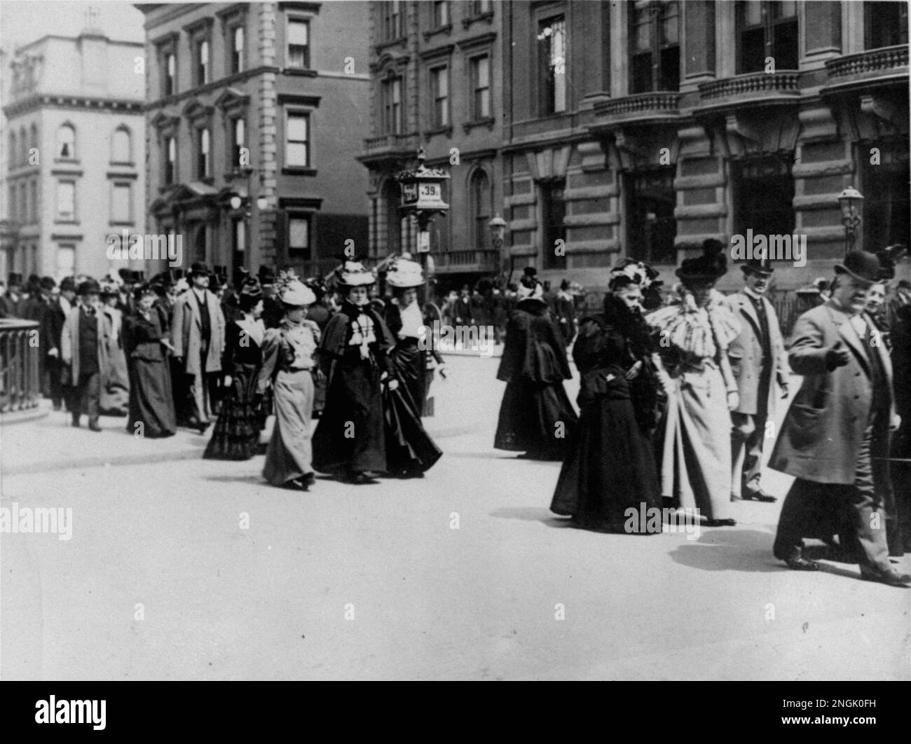 Easter Parade in New York City's Fifth Avenue, circa 1890. (AP Photo ...