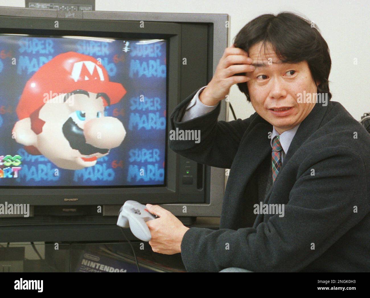 Shigeru Miyamoto, creator of Super Mario video game series, operates ...