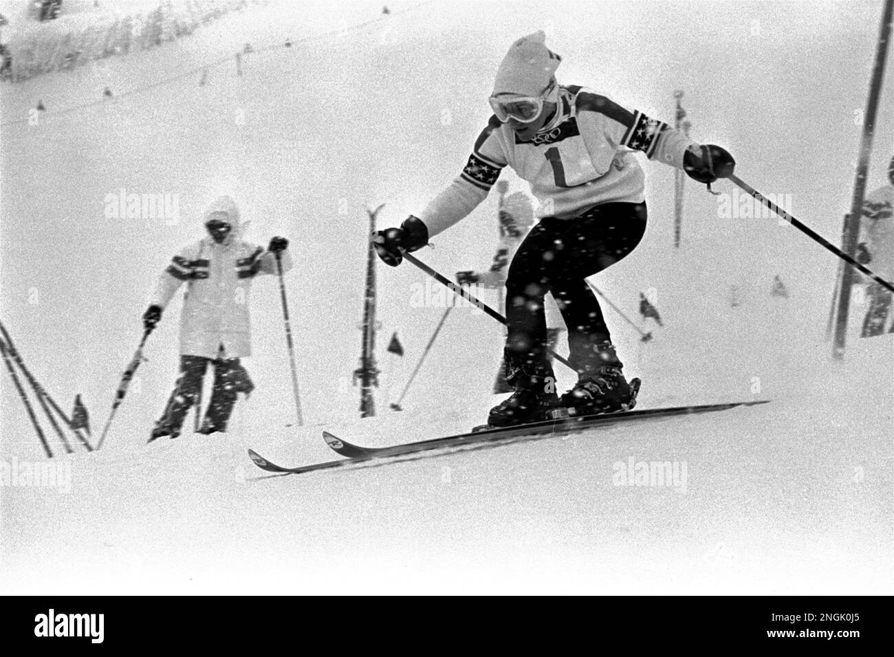 USA's Barbara Cochran won her gold medal in the Olympic women's slalom ...