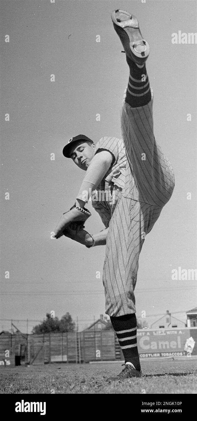 Bob Feller, the 19-year-old schoolboy hurler from Van Meter, Iowa, is ...
