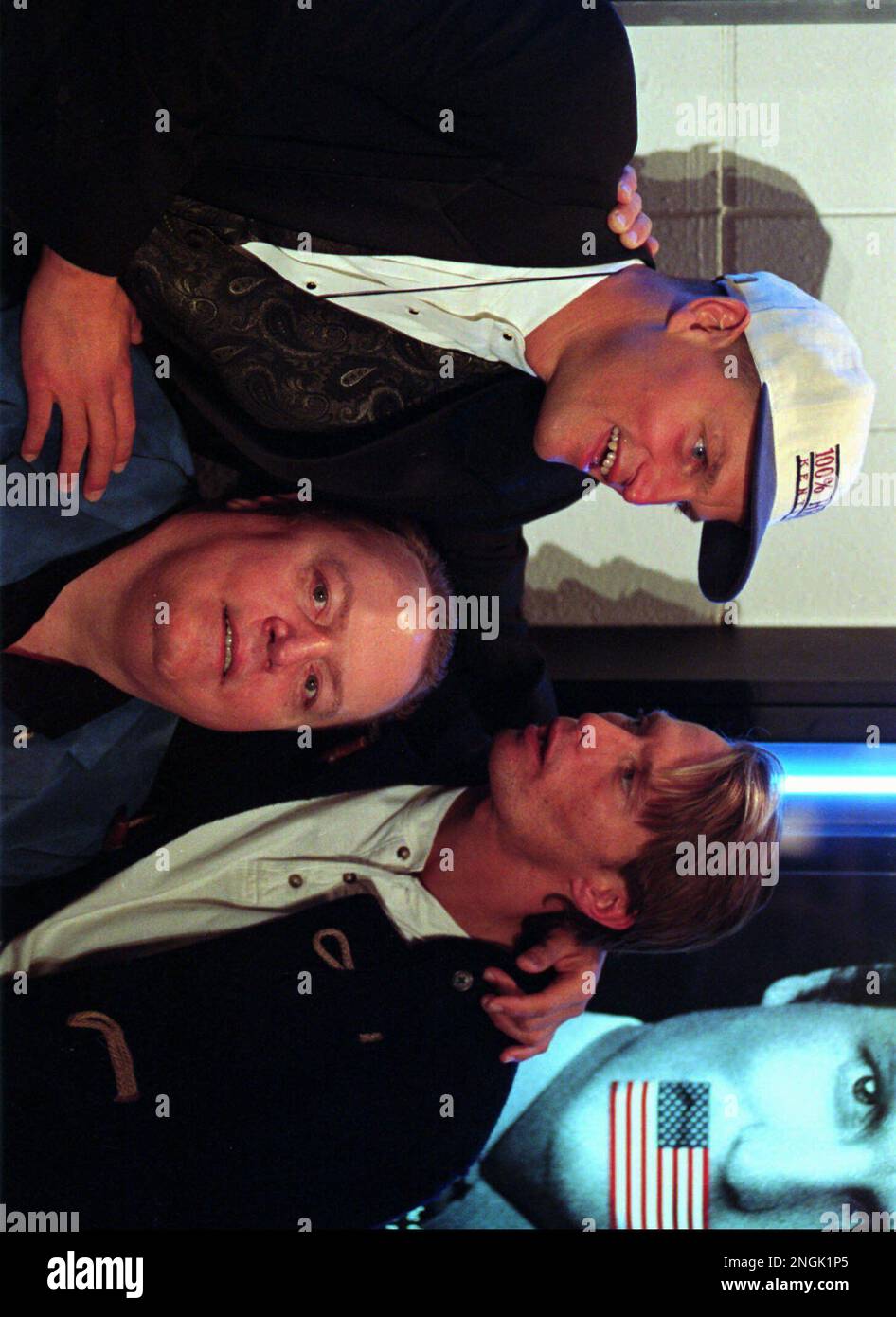 Actor Woody Harrelson, left, and his brother Brett pose for a picture ...